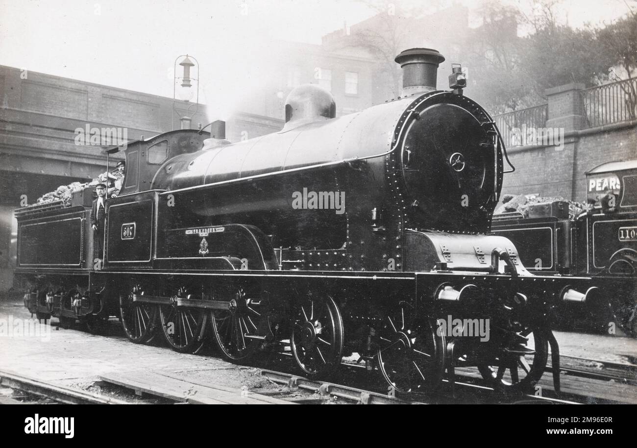 Locomotive no 507 'Sarmation' built for the L&NWR in 1905 Stock Photo ...