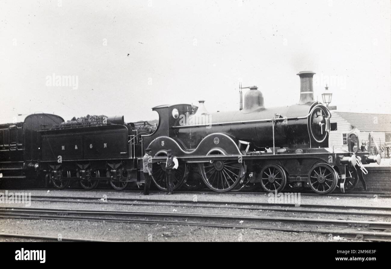 Locomotive no 5 4-4-0 Stock Photo - Alamy