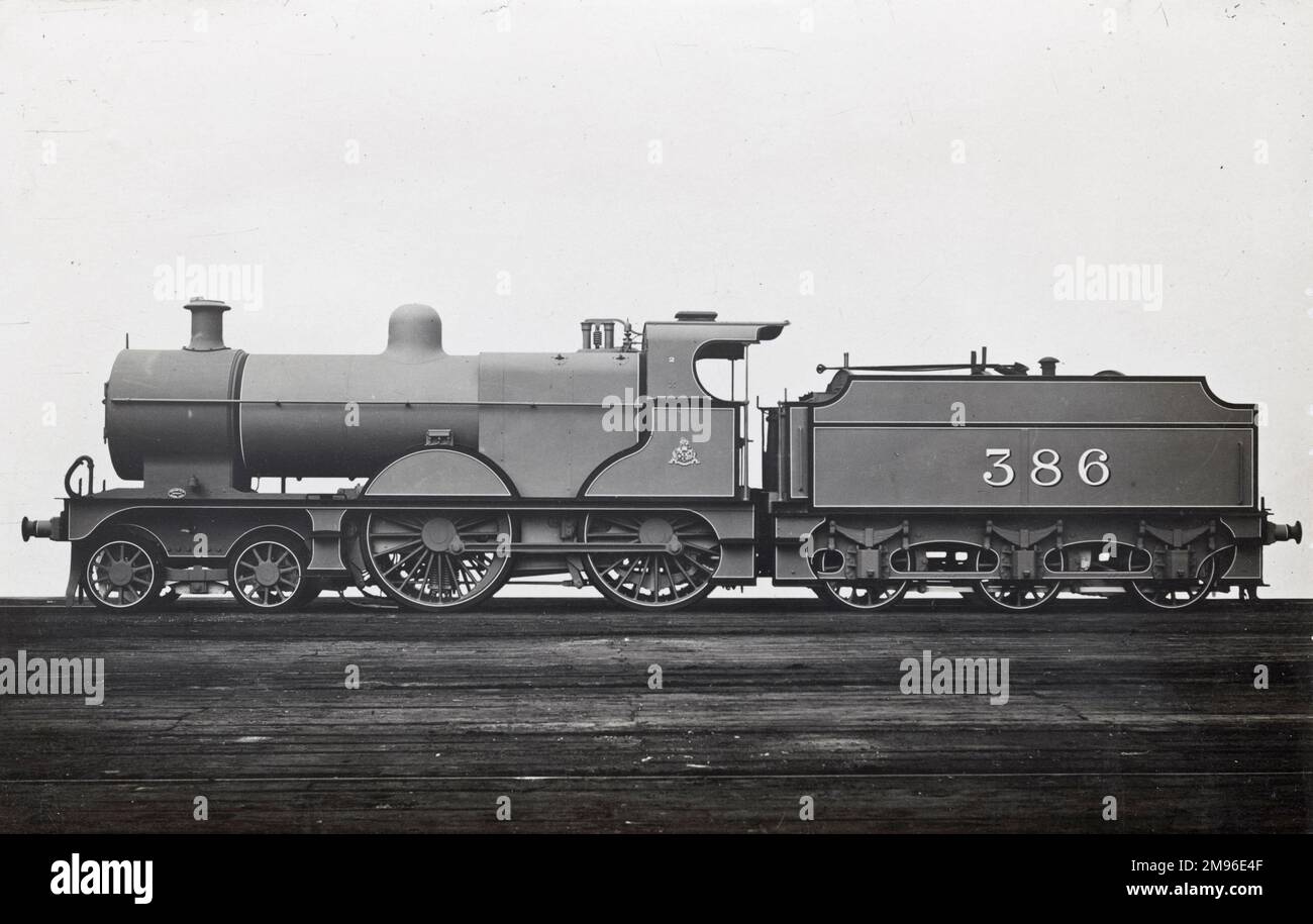 Locomotive no 386 4-4-0 Stock Photo - Alamy