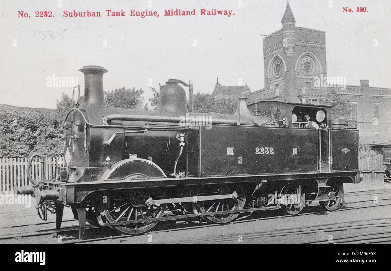 Locomotive no 2232 suburban tank engine Stock Photo - Alamy