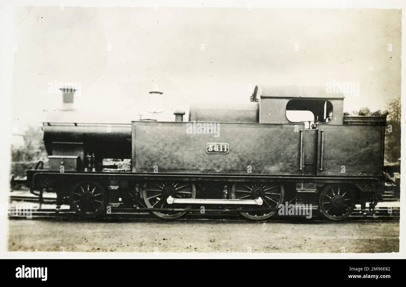 Locomotive no 3611 2-4-2 tank engine Stock Photo - Alamy