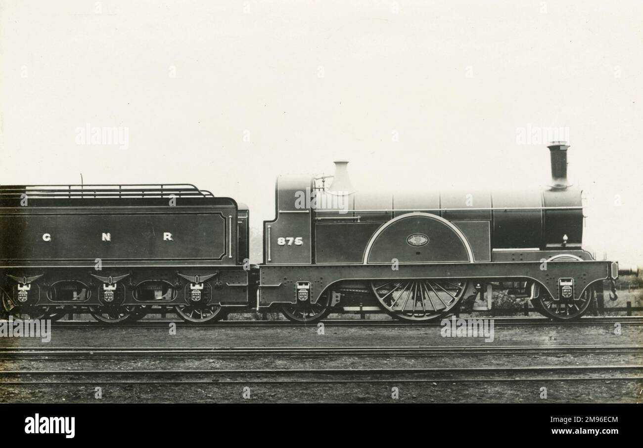 Railway steam gnr locomotive hi-res stock photography and images - Alamy