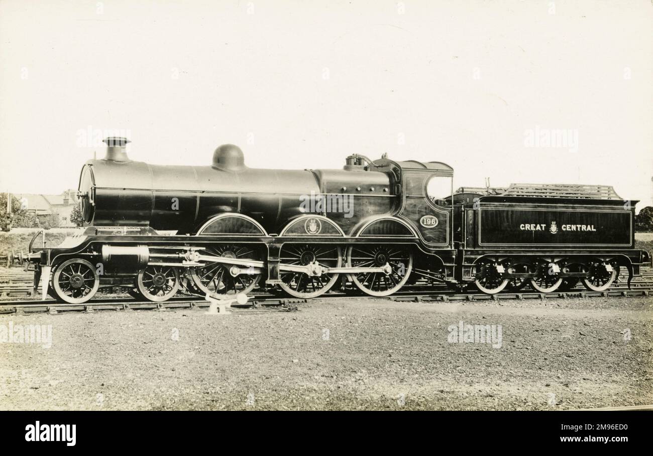 Locomotive no 196 4-6-0 engine Stock Photo - Alamy