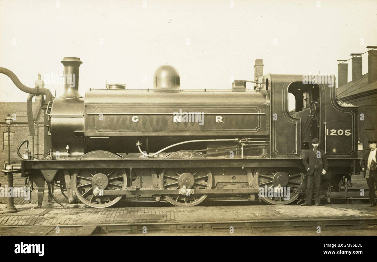 Locomotive no 1205 0-6-0 tank engine Stock Photo - Alamy