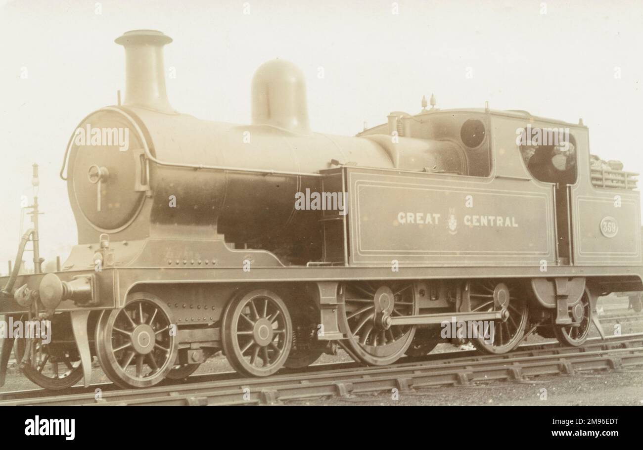 Locomotive no 359 4-4-2 tank engine Stock Photo - Alamy