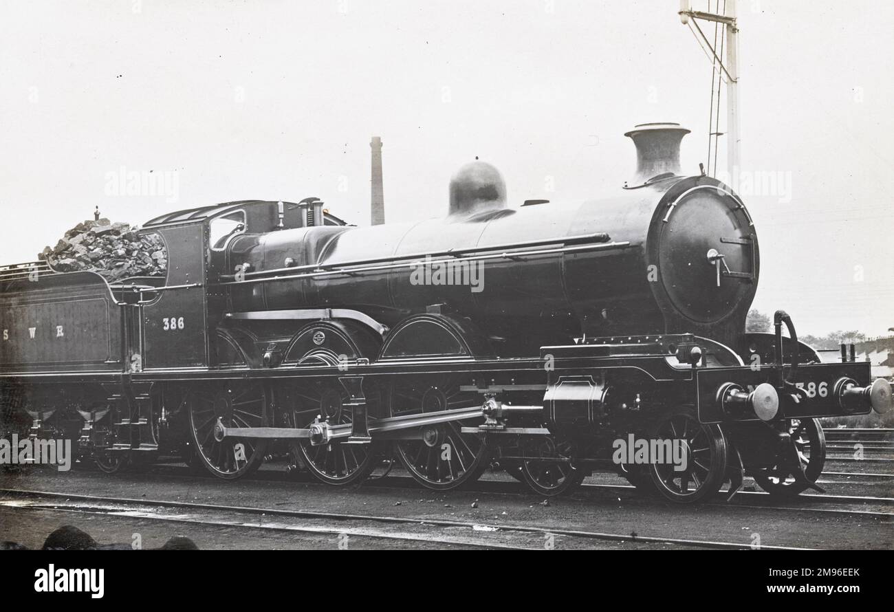 Locomotive no 386 4-6-0 Stock Photo - Alamy