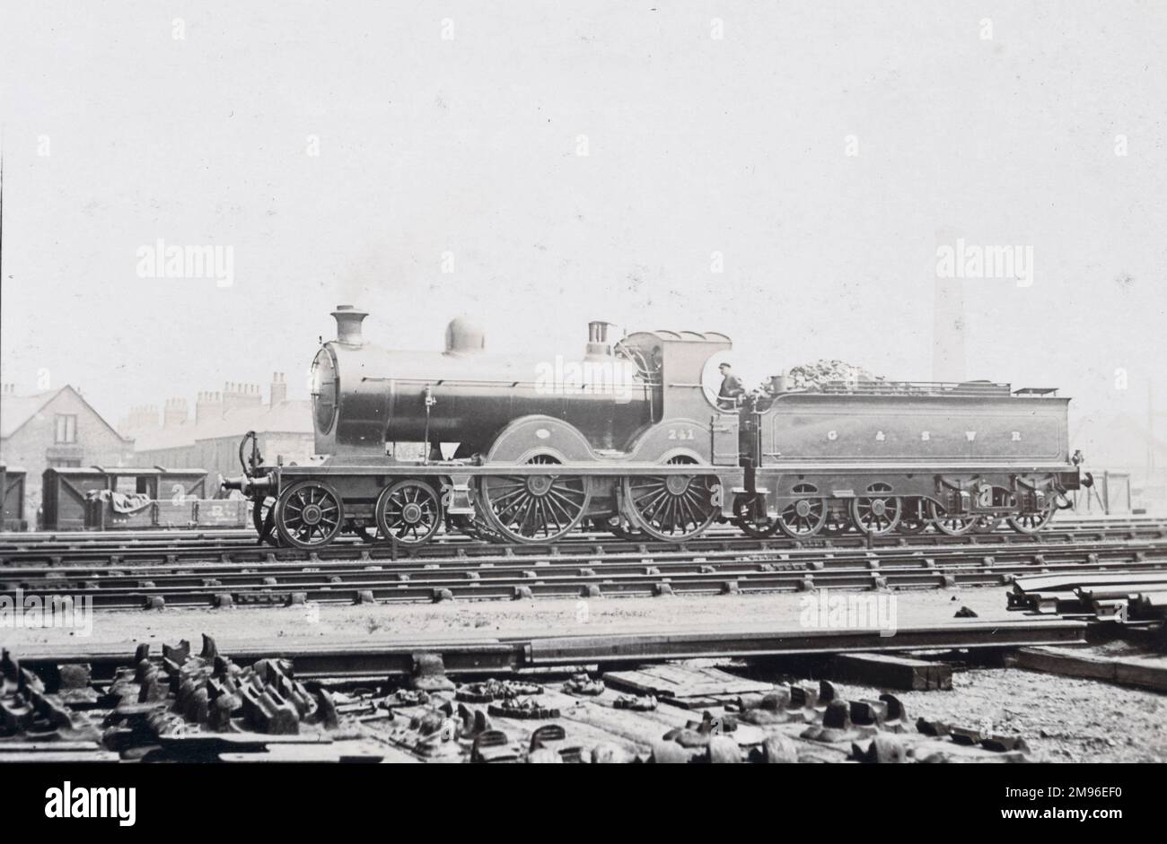 Locomotive no 241 4-4-0 Stock Photo - Alamy