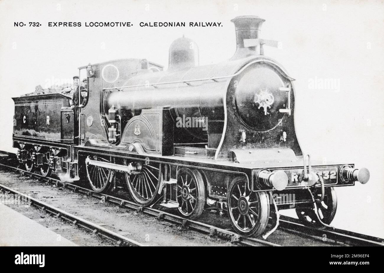 Locomotive no 732 express engine Stock Photo - Alamy
