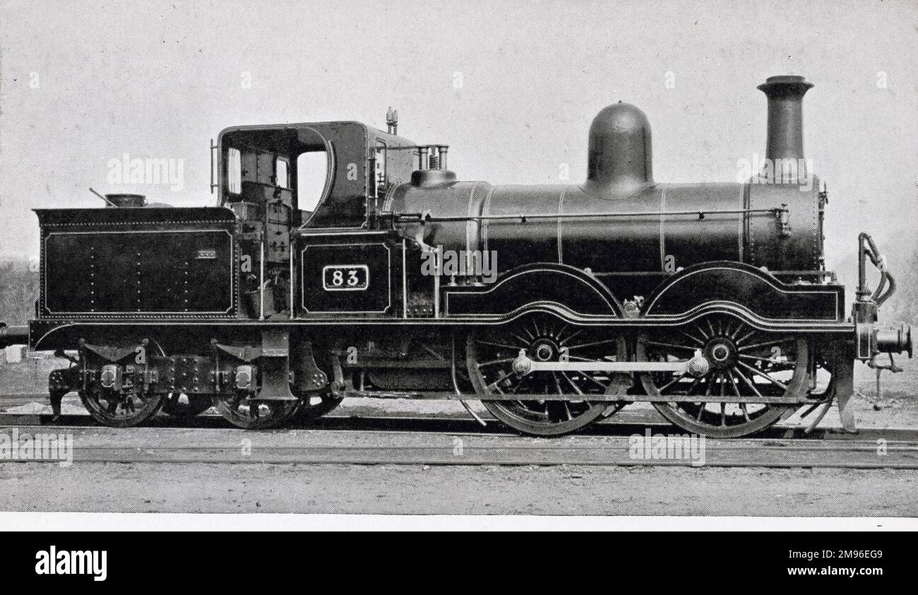 Locomotive no 83 bogie tank Stock Photo - Alamy