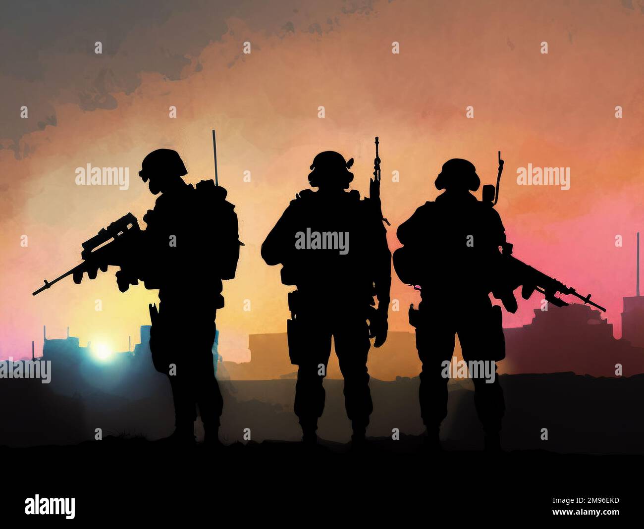 Three weapons hi-res stock photography and images - Alamy