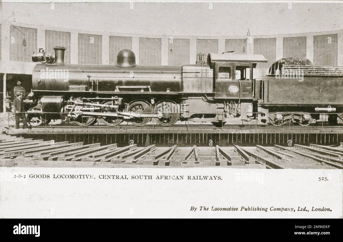 2-8-2 goods locomotive no 729 Stock Photo - Alamy