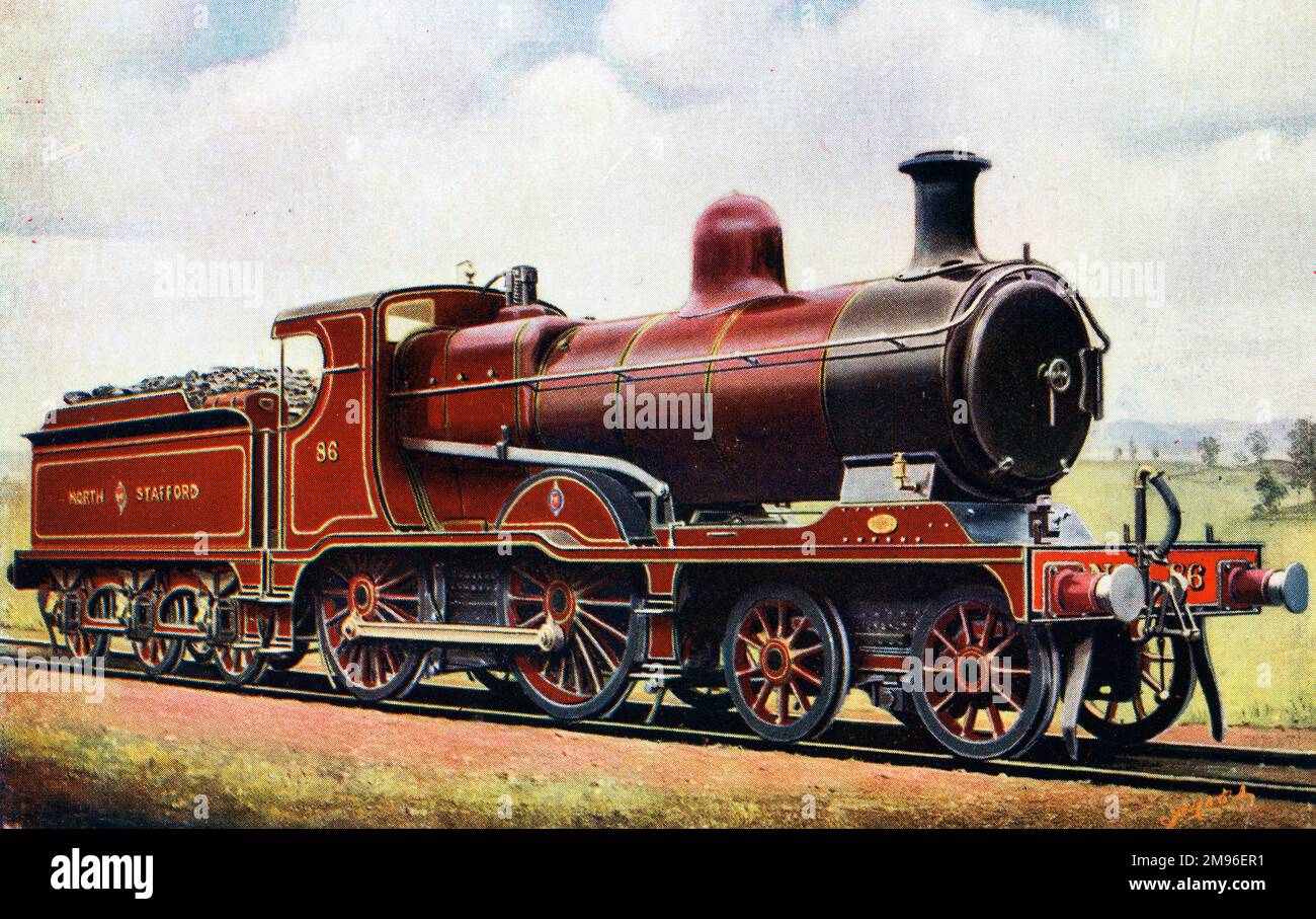 Locomotive no 86 4-4-0 express Stock Photo - Alamy