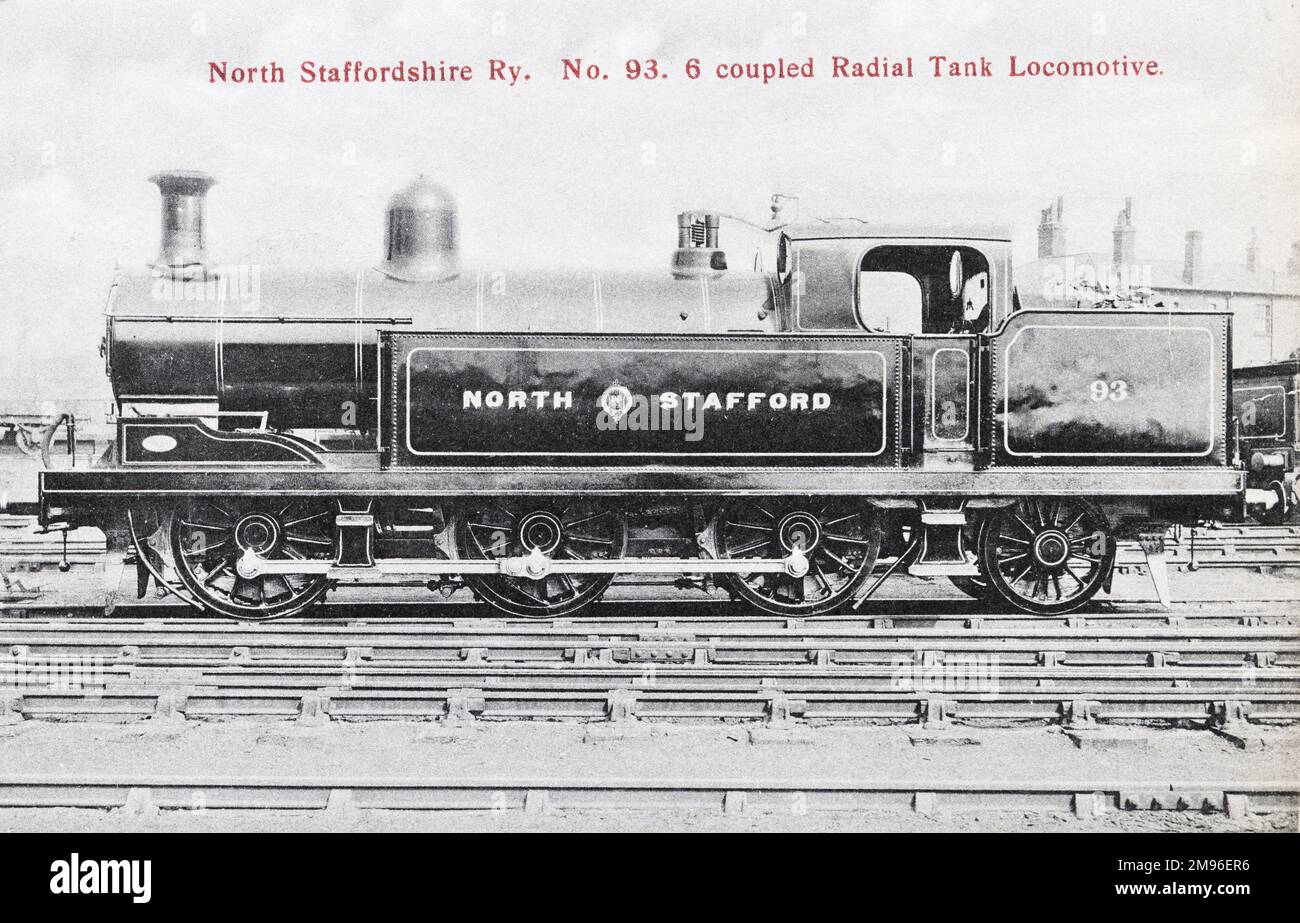 Locomotive no 93 6 coupled radial tank locomotive Stock Photo - Alamy