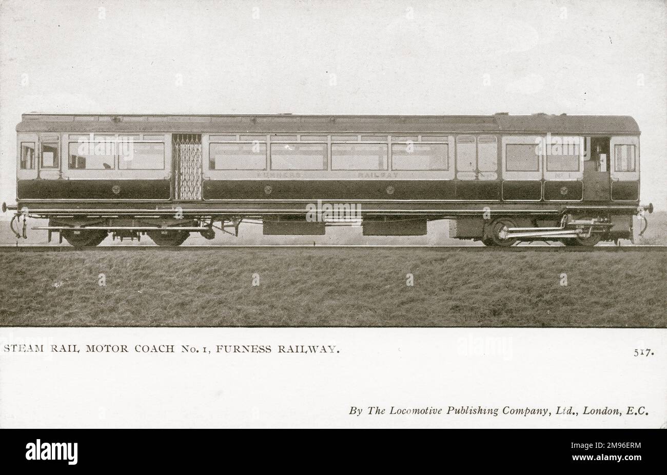 Locomotive no 1 steam rail motor coach Stock Photo - Alamy