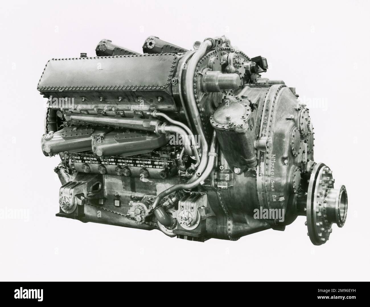 Deltic 18, first 18 cylinder Deltic engine, E130 Stock Photo - Alamy