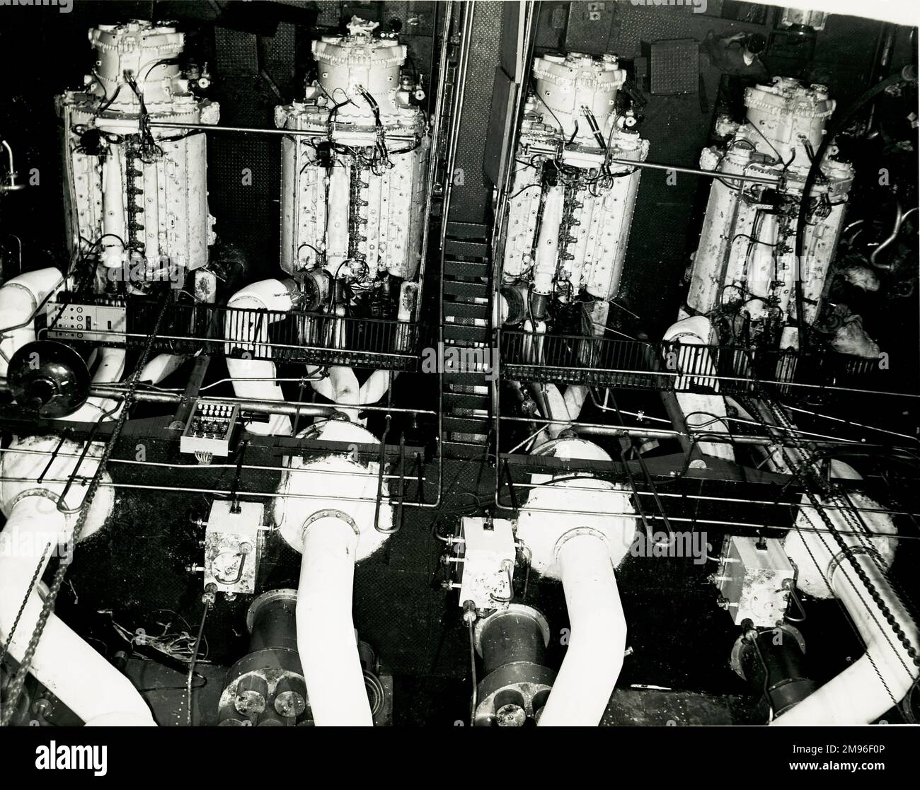 The Bahama King's engine room Stock Photo - Alamy