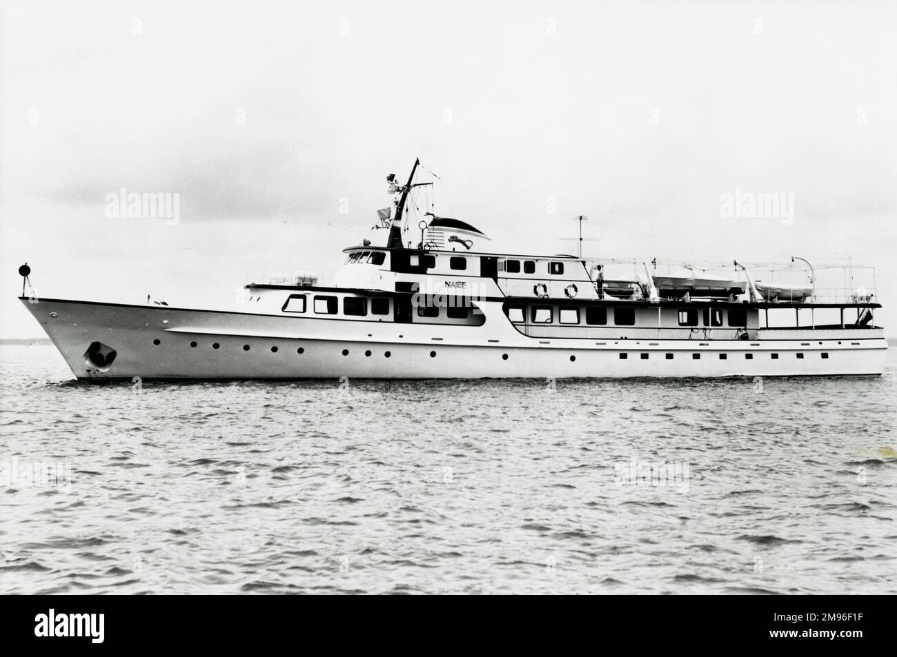 Naief owned by the Qatar Royal Family powered by a Deltic 18-25K engine ...