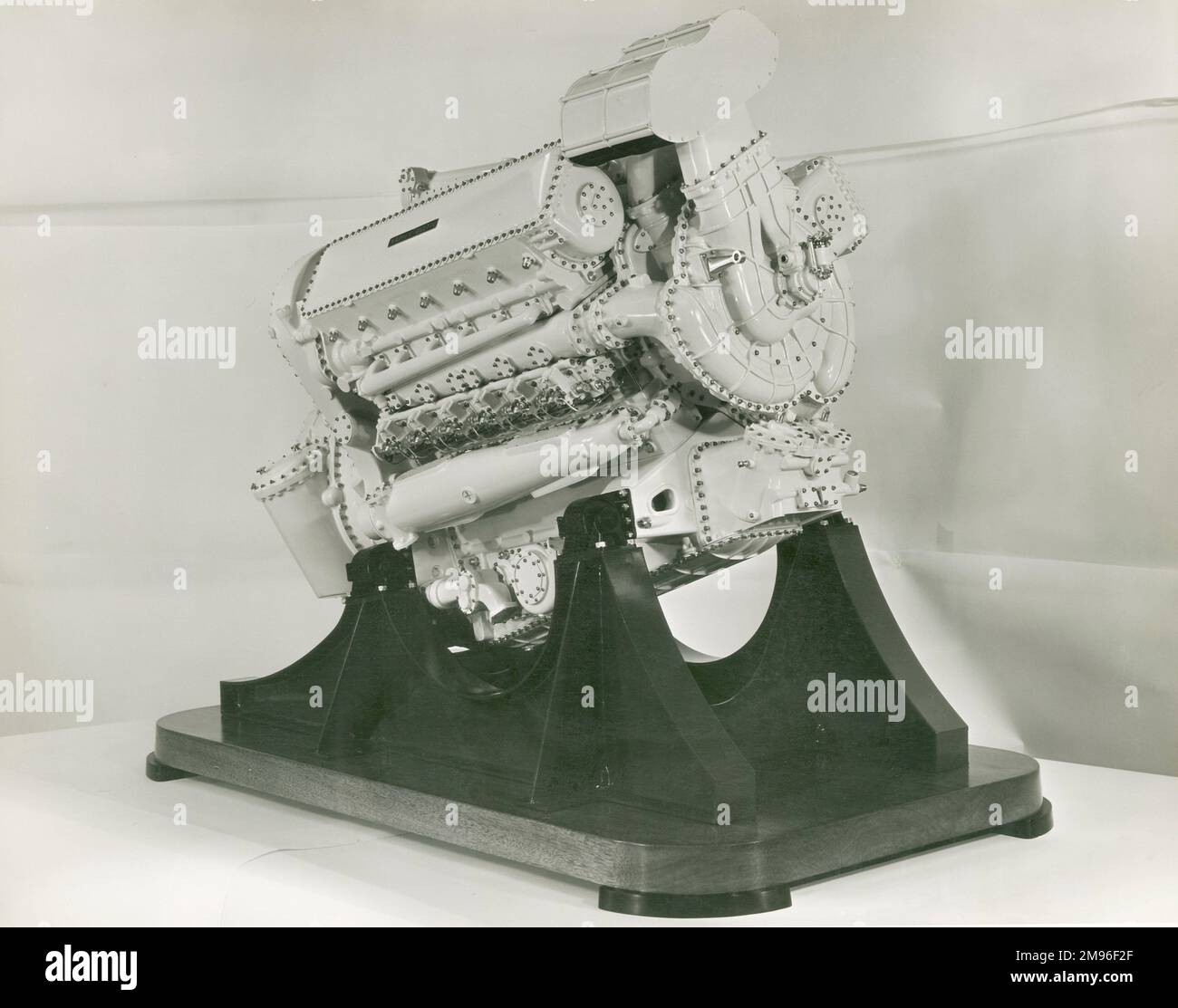 Model Napier Deltic engine Stock Photo - Alamy