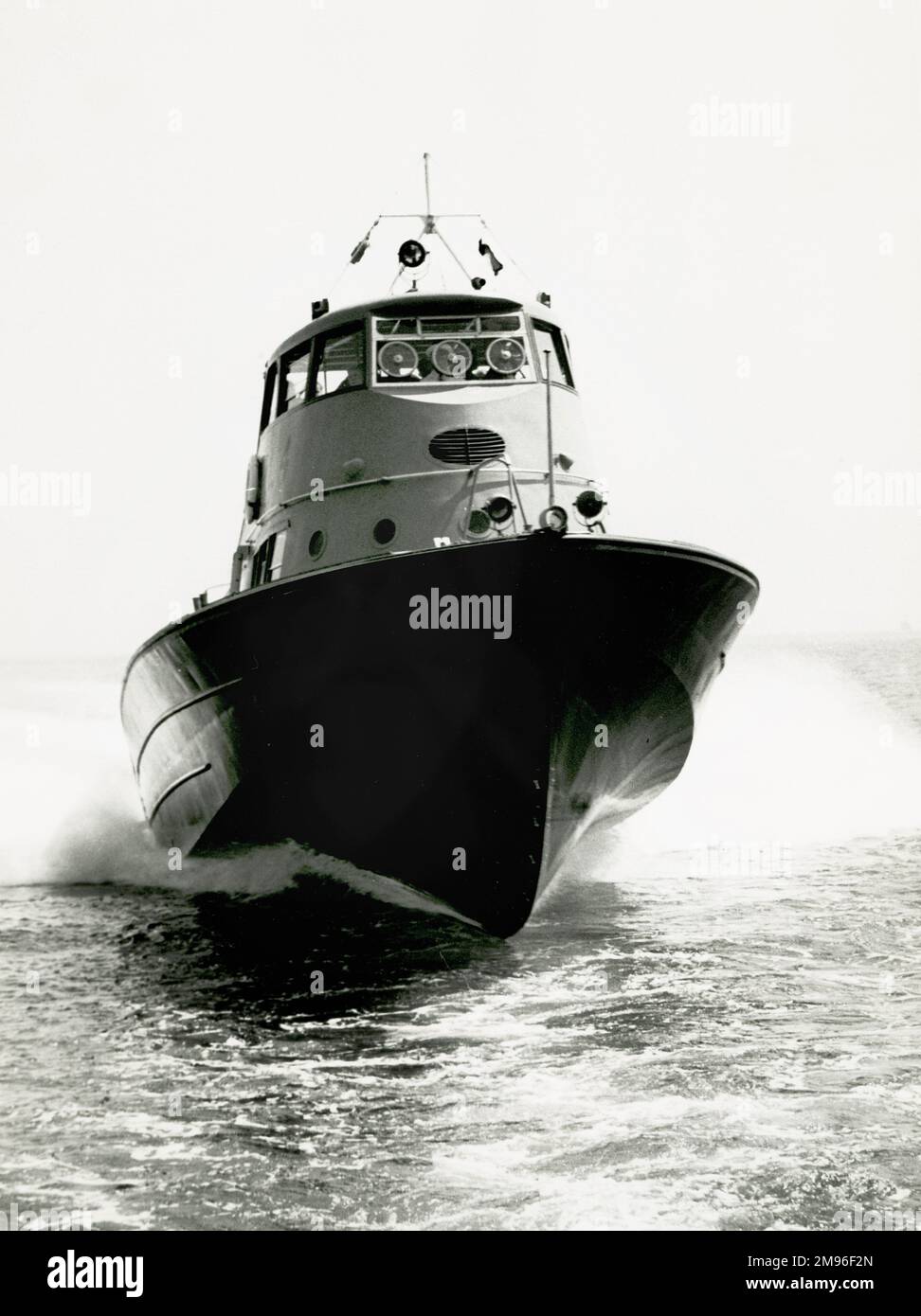 Shell fast passenger launch PL4 powered by 2 Deltic 18 engines Stock ...