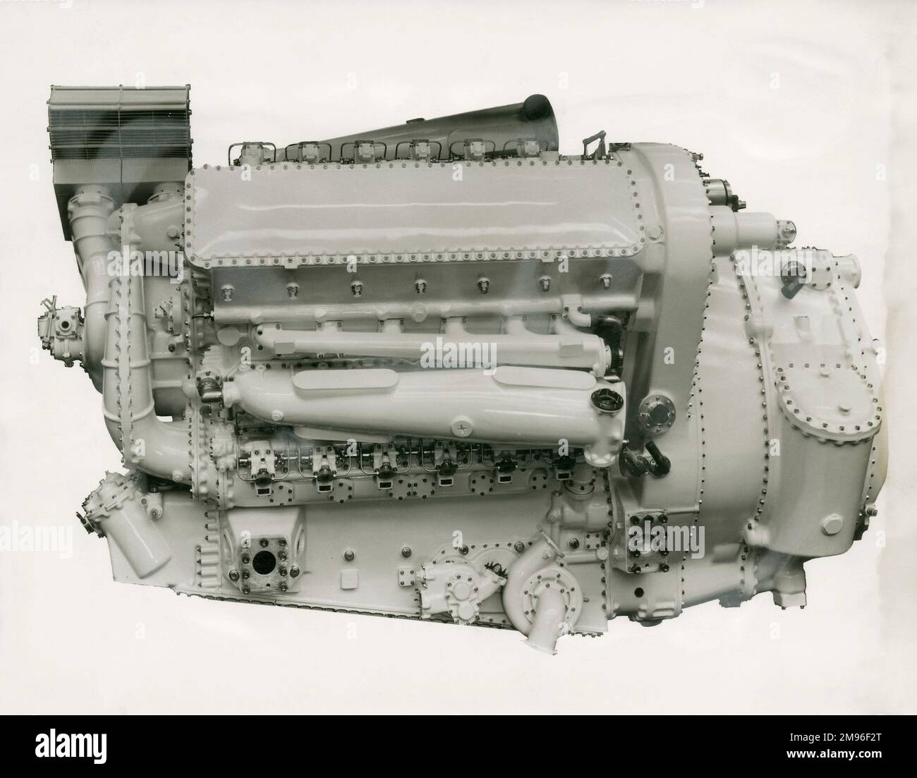 Deltic 18-7A engine used in minesweepers Stock Photo - Alamy