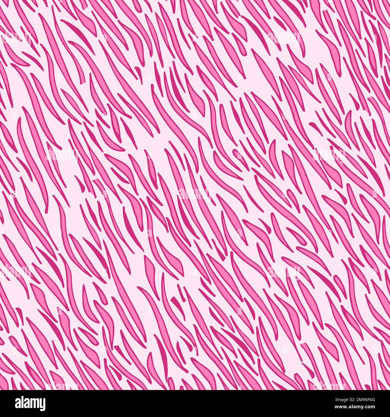 Pink tiger print skin vector illustration design Stock Vector Image ...