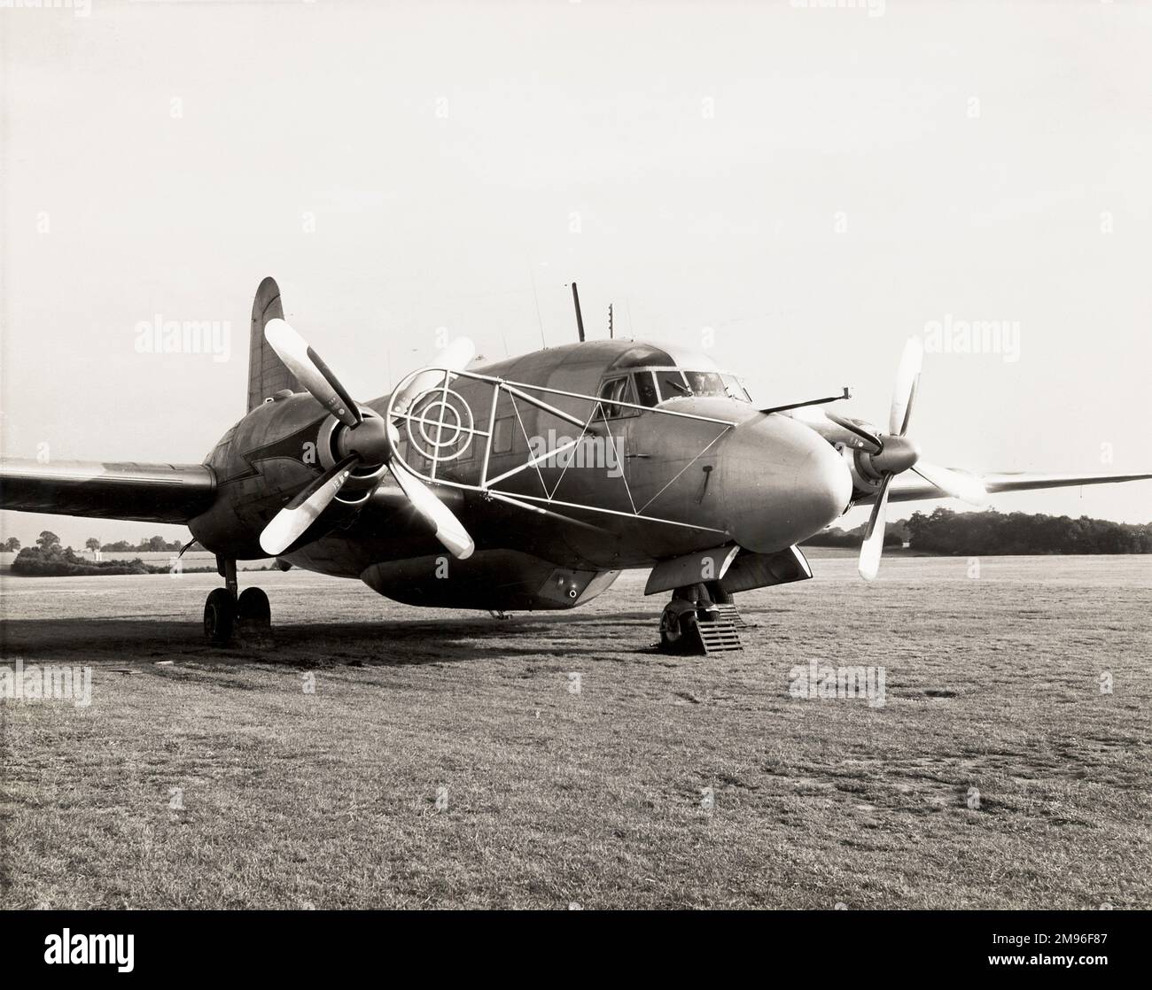 Varsity, an assymetric engine flying test bed powered by Eland engines ...