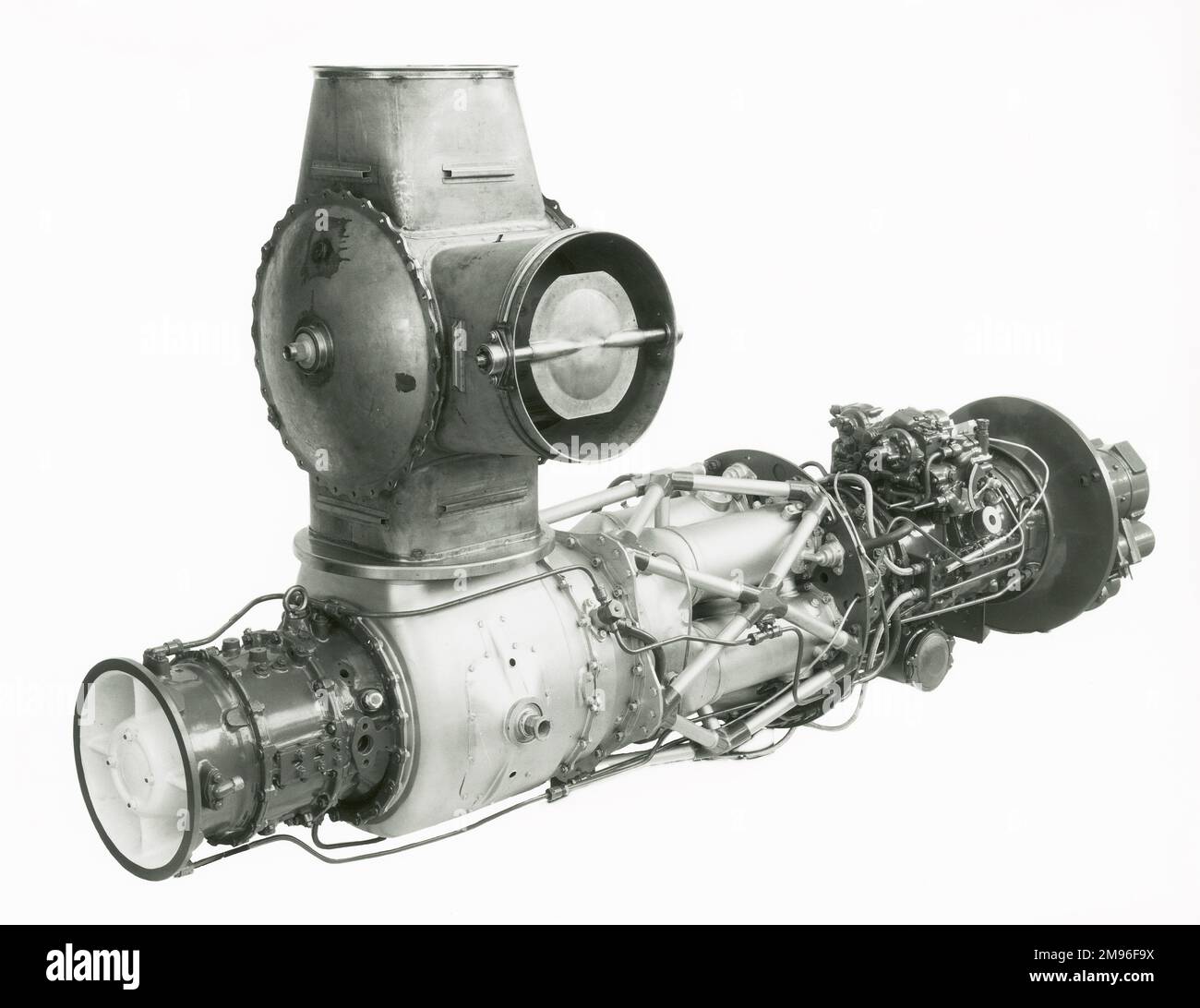 Napier Oryx, reaction helicoper gas producer with upper gas collector ...