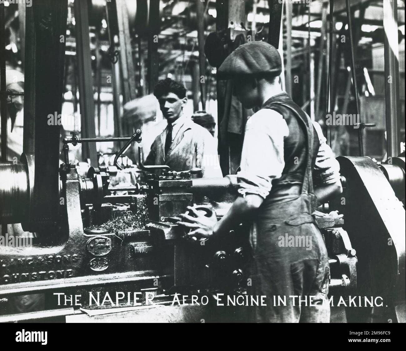 The Napier aero engine in the making Stock Photo - Alamy