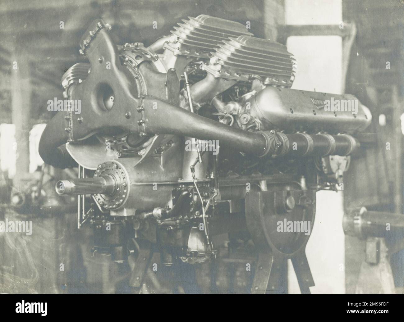 Napier Lion VI direct drive turbo-blown E76S Stock Photo - Alamy