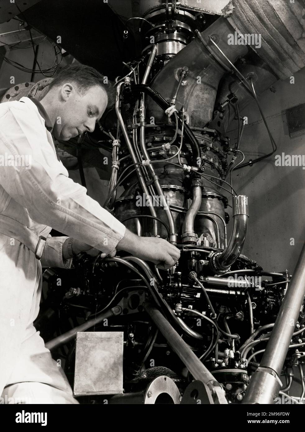 Testing the Gazelle engine Stock Photo - Alamy