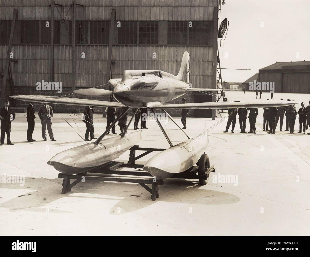 Gloster VI seaplane with Napier Lion VIID engine, winner of the 1929 Schneider Trophy Stock ...