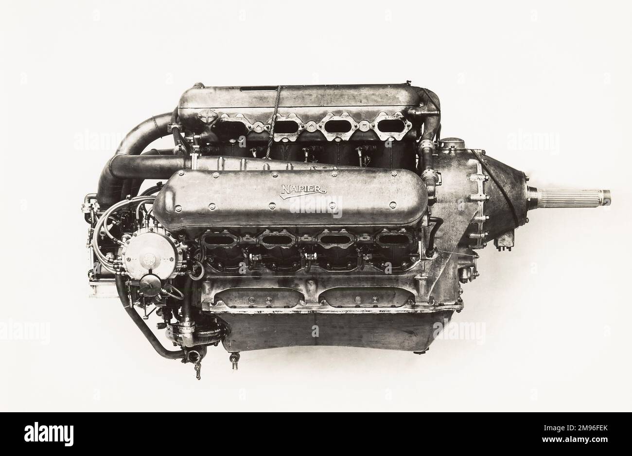 Lion XIA engine, with three rear fitted carburettors Stock Photo - Alamy