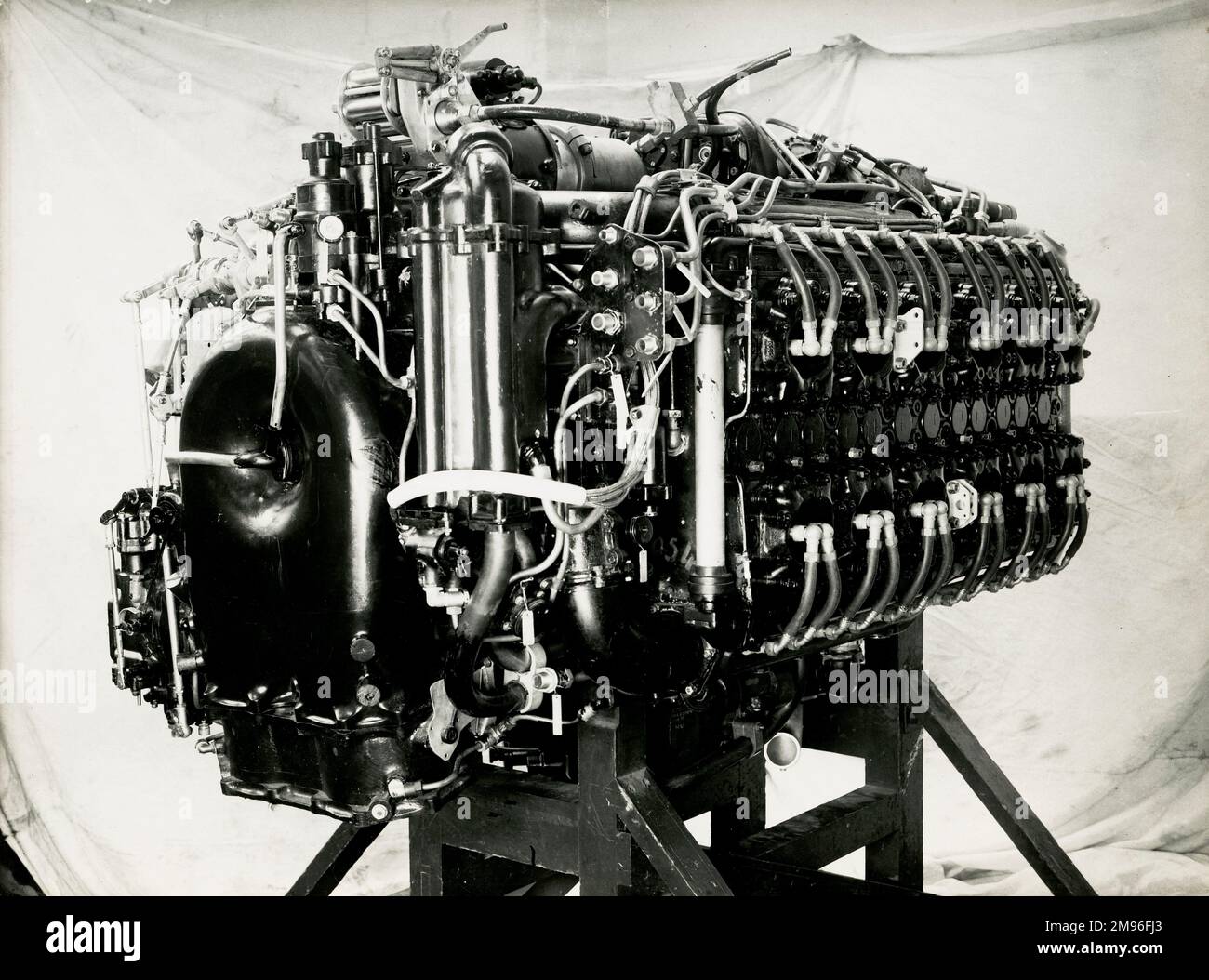 Rear equipment of the Sabre VII engine Stock Photo - Alamy
