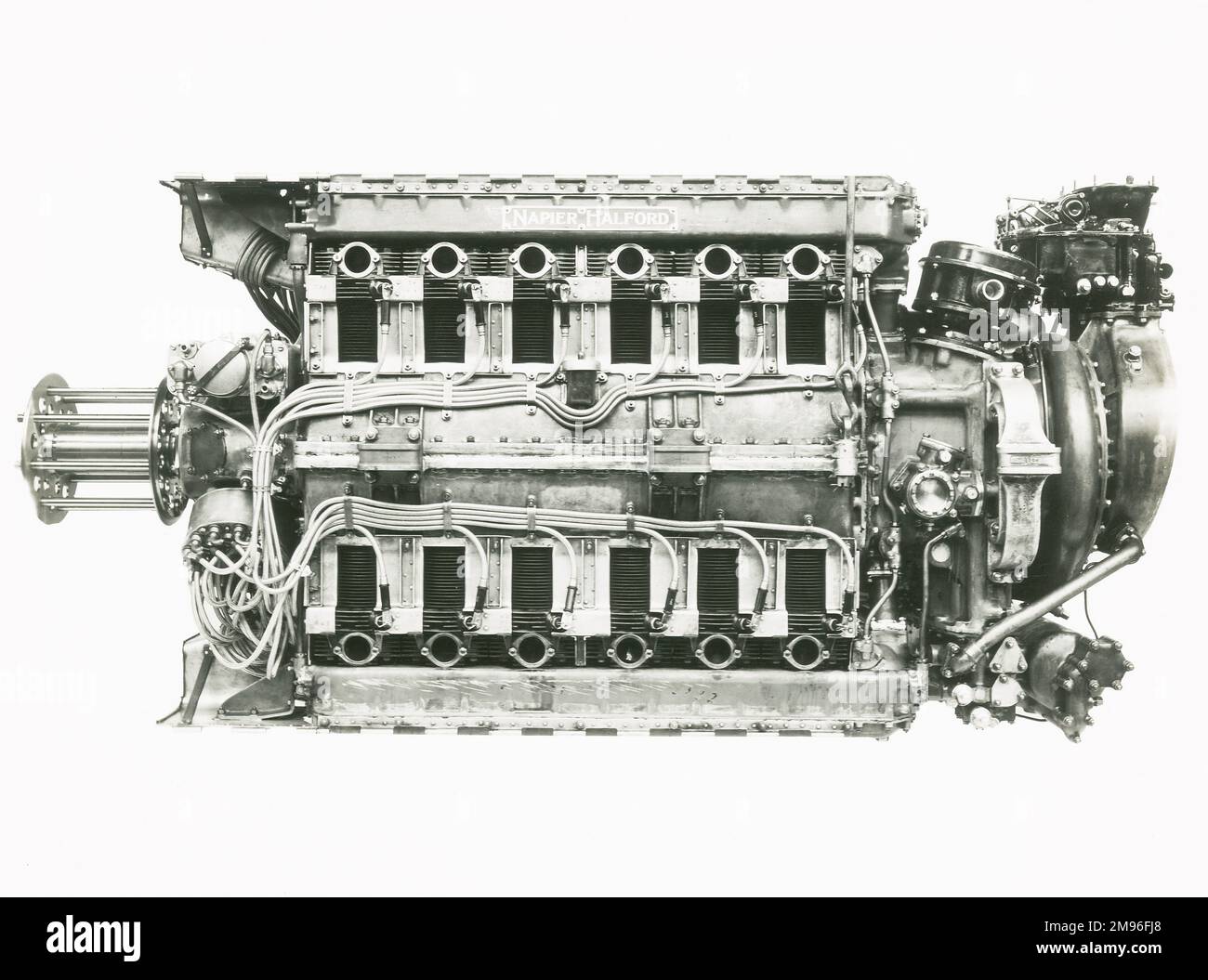 Napier Halford Dagger I engine, 800hp Stock Photo - Alamy