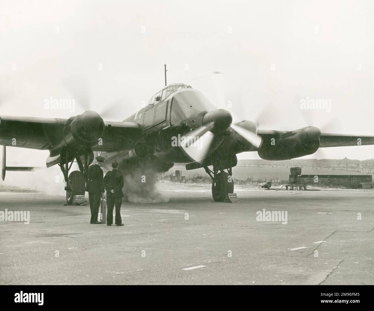 Nomad II engine at Luton for a flying test bed evaluation Stock Photo ...