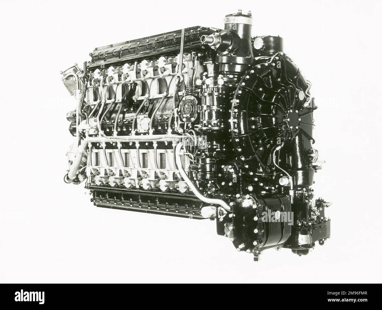 Napier Halford Dagger VIII engine, super charger end Stock Photo - Alamy