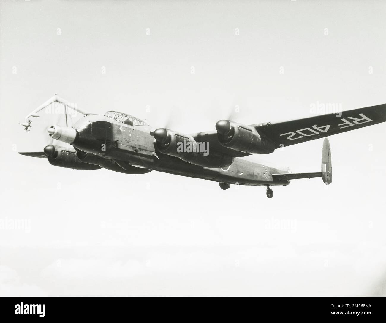 Avro Lincoln test bed for the Naiad engine RF402 Stock Photo - Alamy