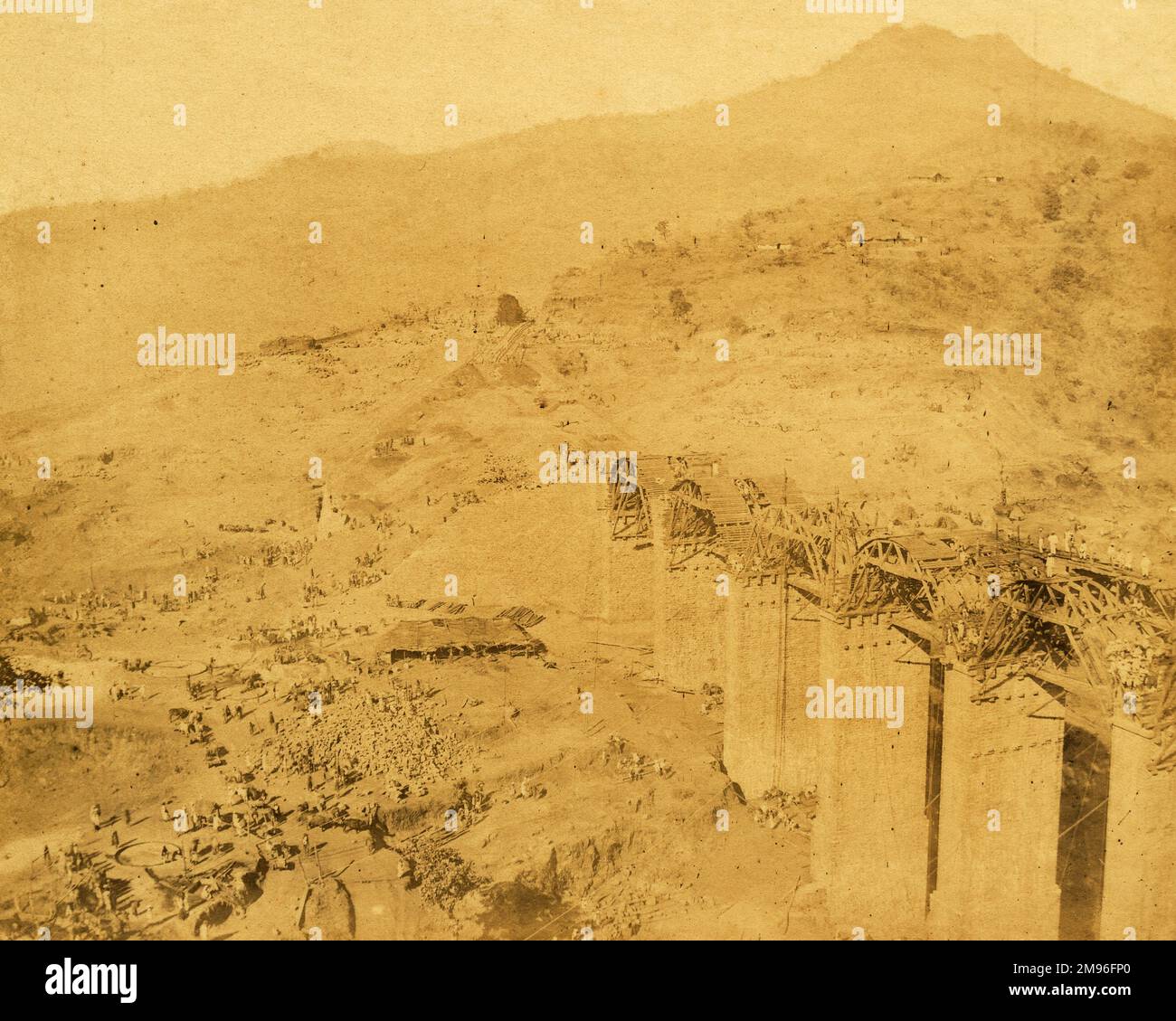 Mhow ke mullee viaduct soangiri hill hi-res stock photography and ...