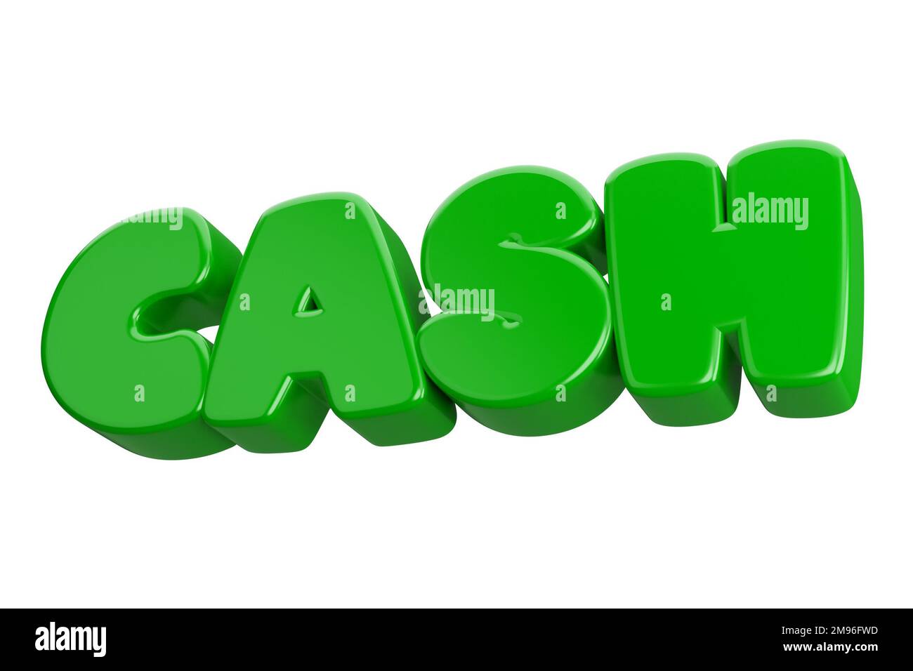 cash 3d word text Stock Photo - Alamy