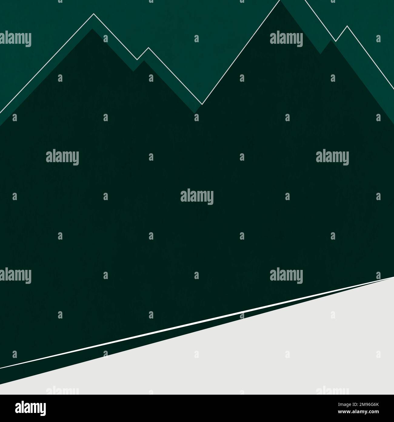 Retro color forest andscape vector geometric minimalist vintage poster ...