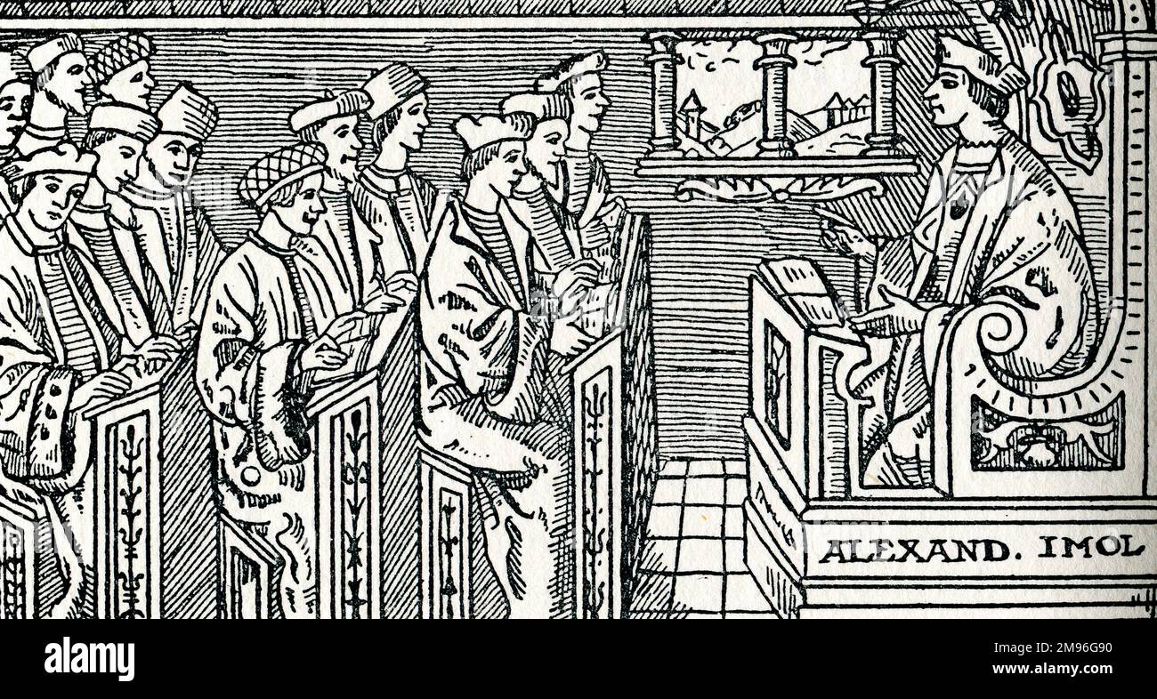 Medieval school hi-res stock photography and images - Alamy