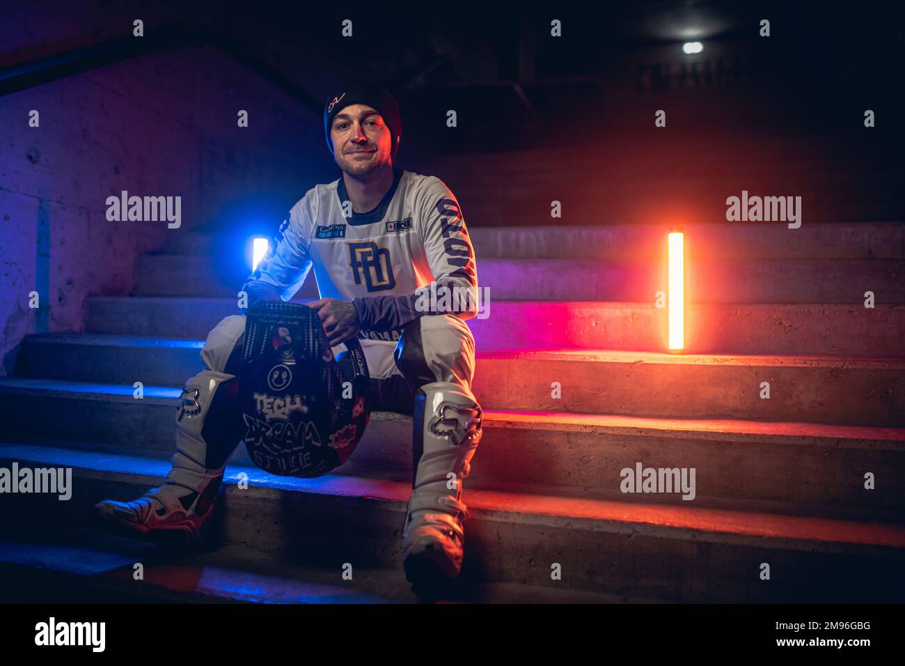 David Rinaldo posing in a photo session Stock Photo - Alamy