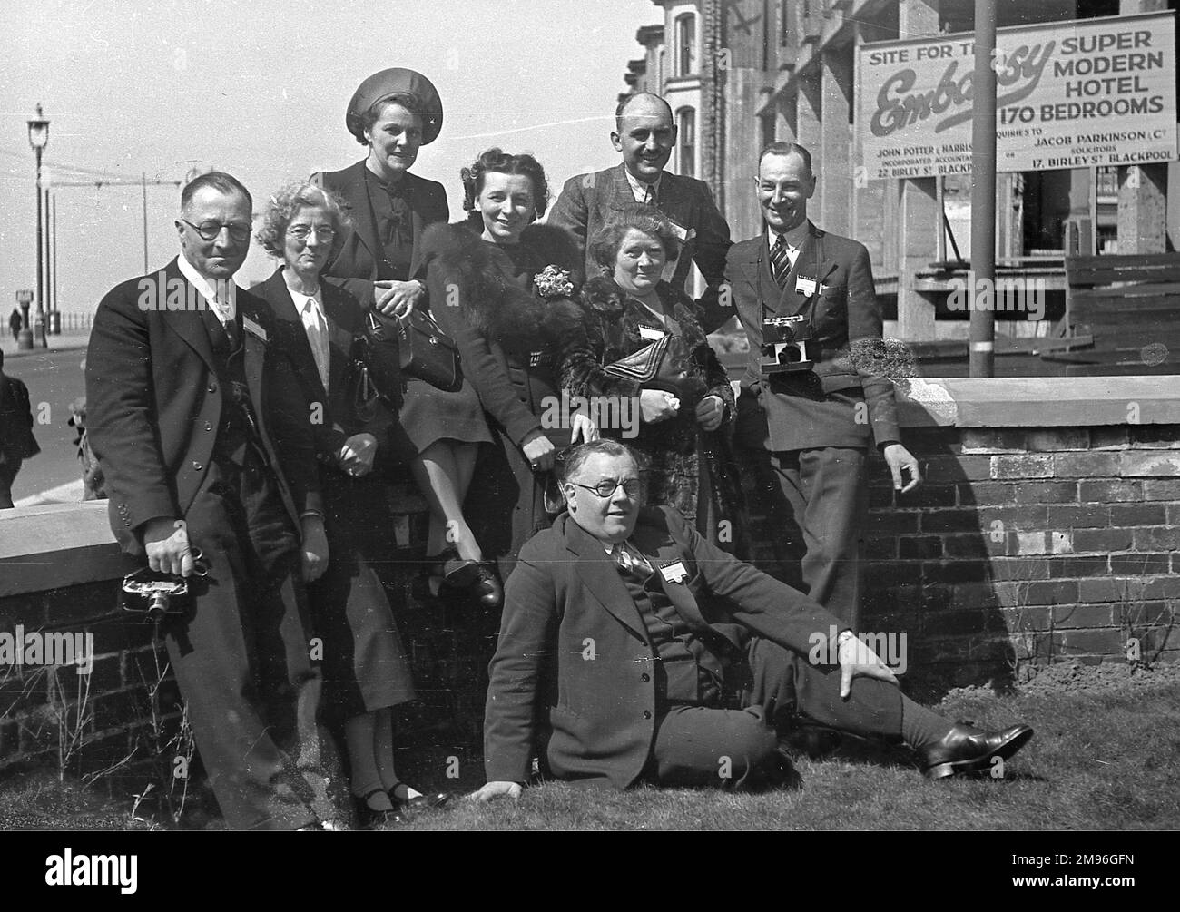 Blackpool site Black and White Stock Photos & Images - Alamy