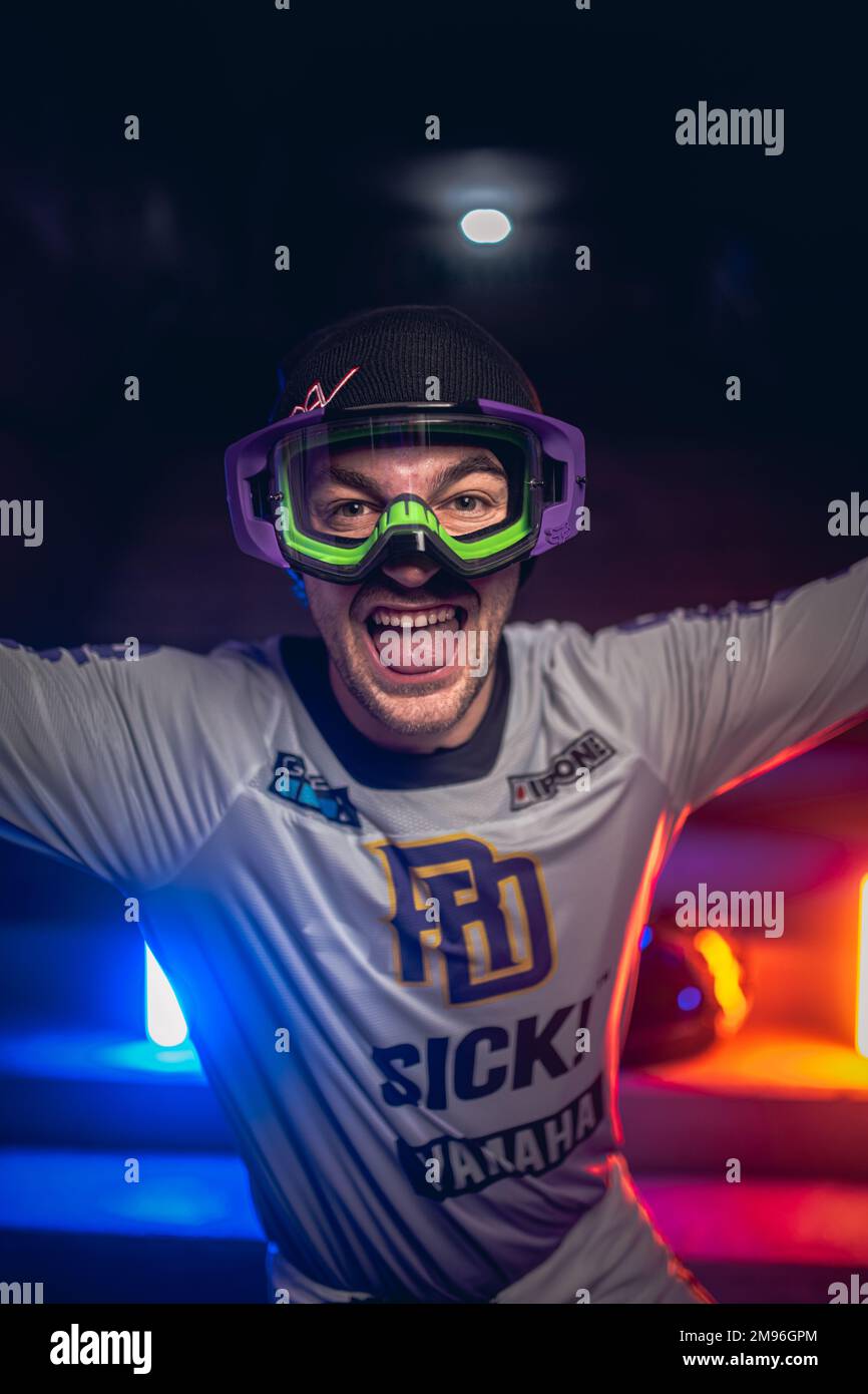 David Rinaldo posing in a photo session Stock Photo - Alamy