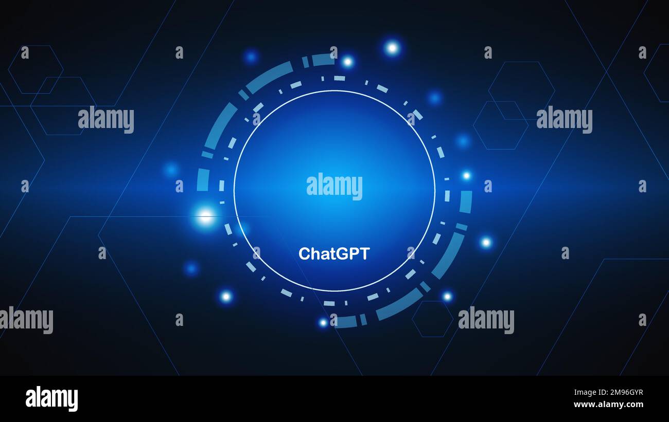 chatGPT Ai artificial intelligence technology hitech concept. chat GPT with smart bot, open Ai ...
