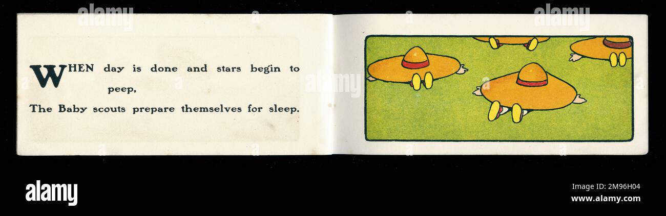 Baby Scouts -- When day is done and stars begin to peep, the baby ...