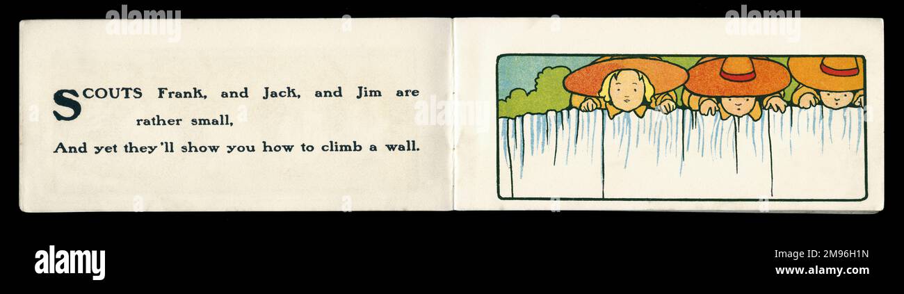 Baby Scouts -- Scouts Frank, and Jack, and Jim are rather small, and ...