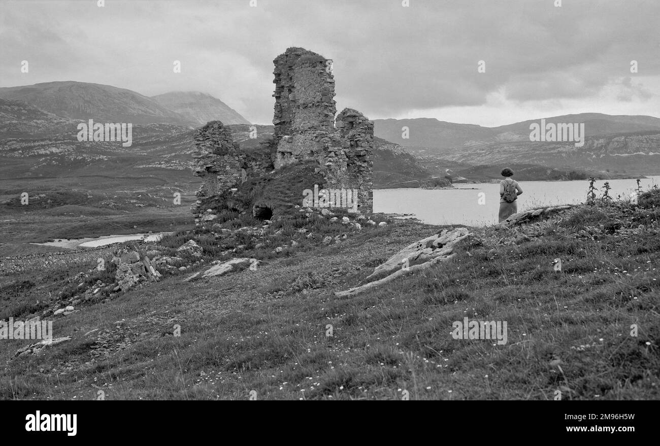 Ruin in landscape Black and White Stock Photos & Images - Alamy