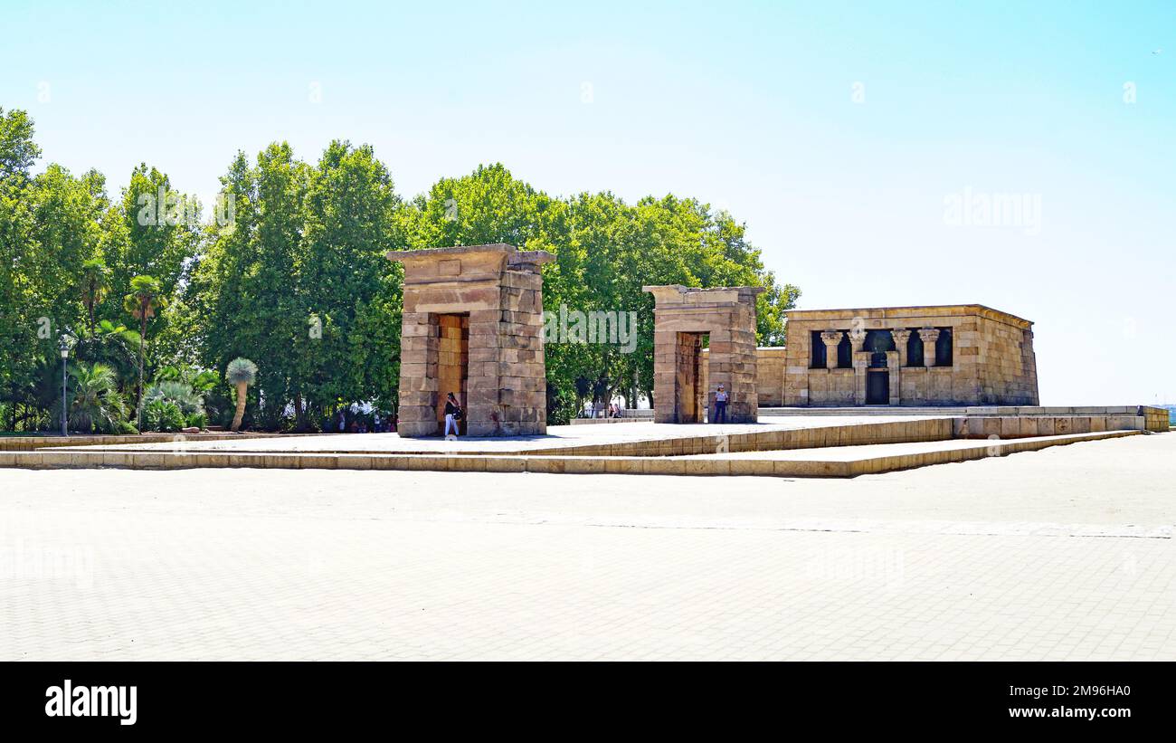Temple of Debod in Madrid, Spain, Europe Stock Photo - Alamy