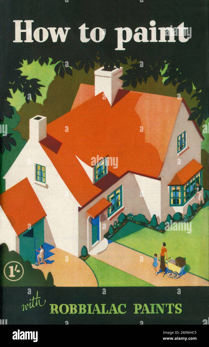 Leaflet design, How to paint with Robbialac Paints. Featuring an aerial ...